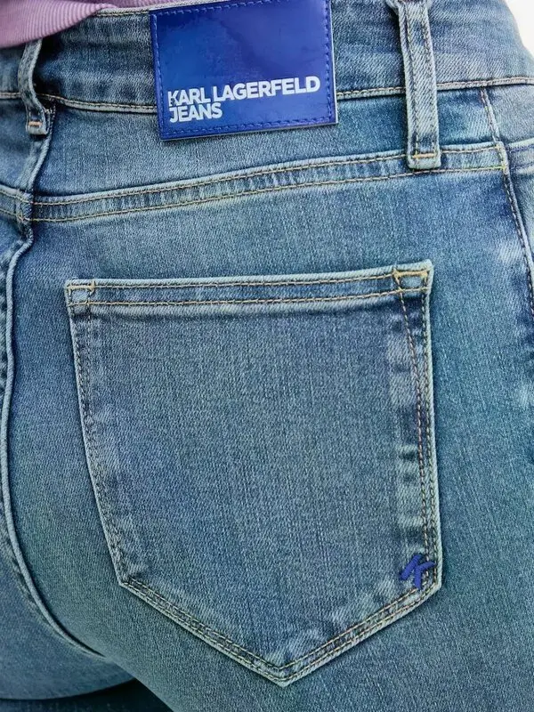 Karl Lagerfeld High-waisted Denim