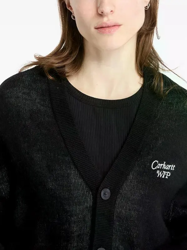 Carhartt Work In Progress Embroidered V-neck Cardigan