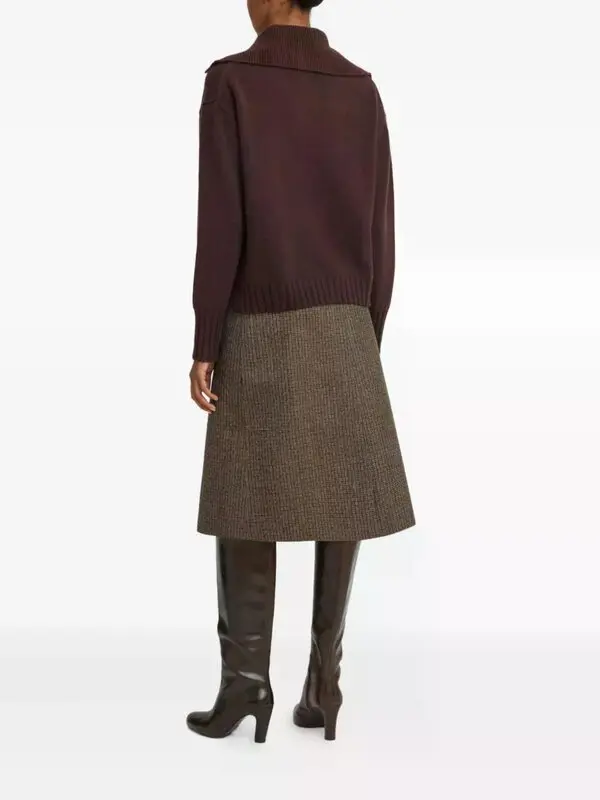 YVES SALOMON Cashmere Collar Jumper