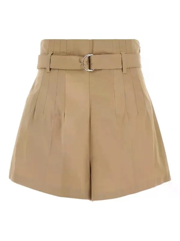 Prada Belted Pleated Shorts
