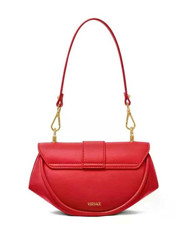 Versace Leather Shoulder Bag - Red
