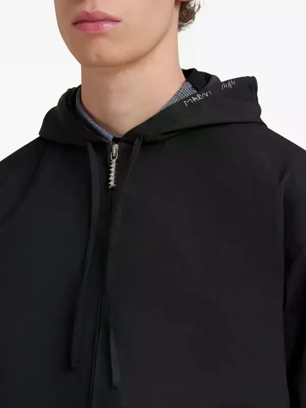 Marni Hooded Zip-up Jacket