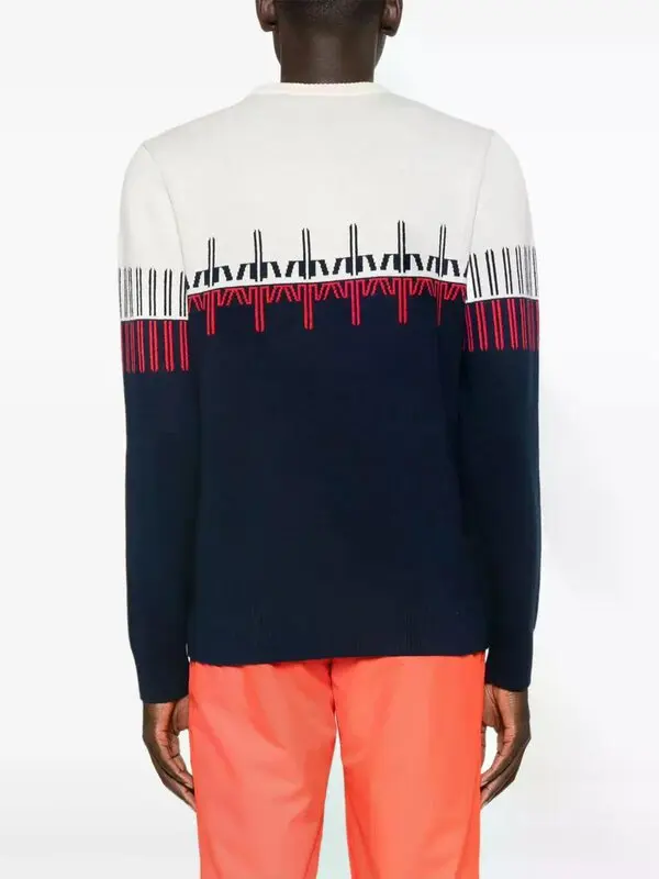Rossignol Fair Isle Pattern Crew Neck Sweater