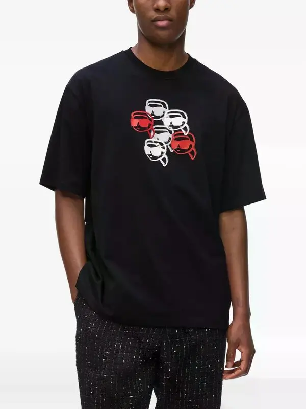 Karl Lagerfeld Icon-print Short-sleeve T-shirt