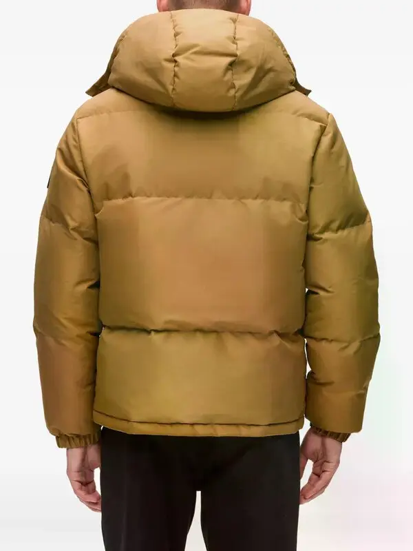 Karl Lagerfeld Hooded Puffer Jacket - Neutrals