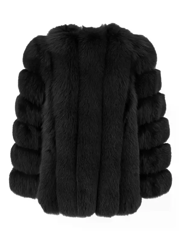 OLIVIA V Fur Panelled Jacket