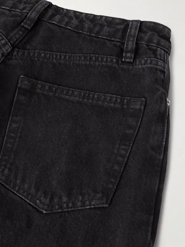 FRAME The Streamline High-rise Straight-leg Jeans