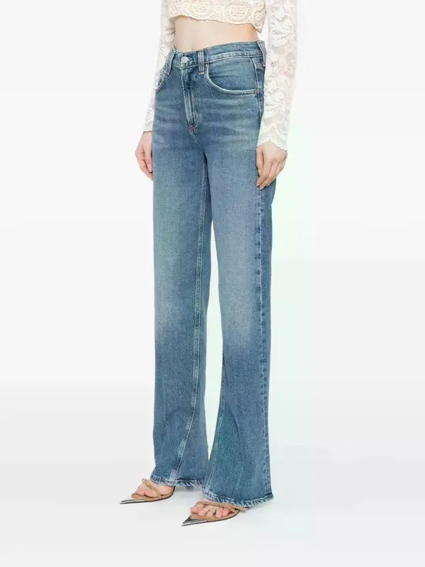 AGOLDE Kick Boot Jeans - Blue