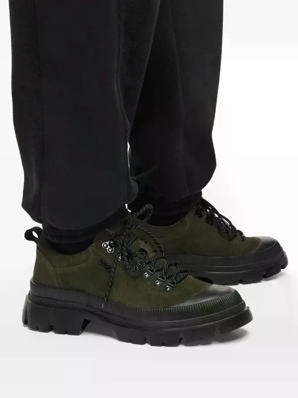 Karl Lagerfeld Trekka Leather Lace-up Sneakers - Black