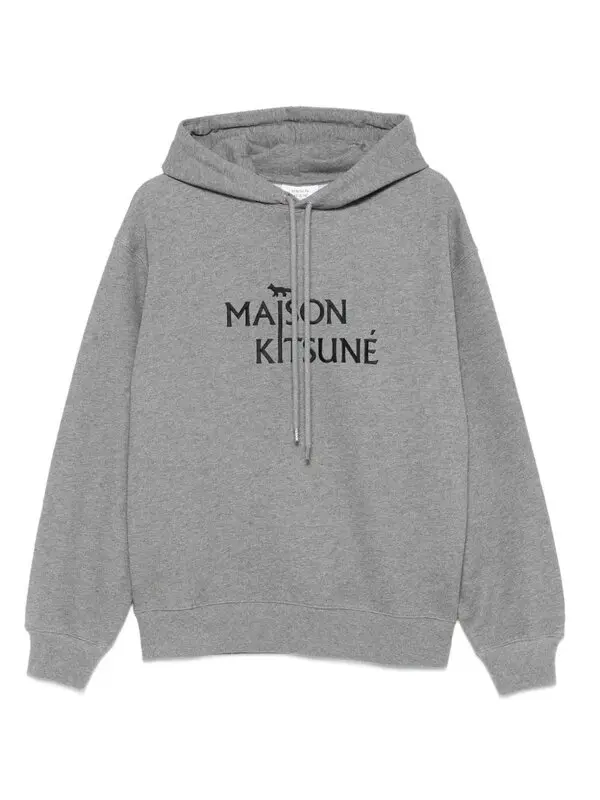 Maison Kitsuné Logo-embroidered Hooded Sweatshirt