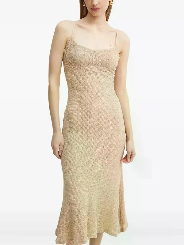 Bardot Textured Midi Dress