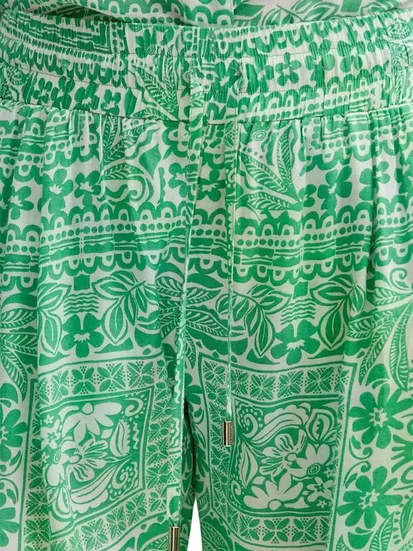 Melissa Odabash Patterned Drawstring-waistband Trousers