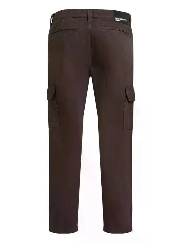 Karl Lagerfeld Cargo Pocket Trousers - Brown