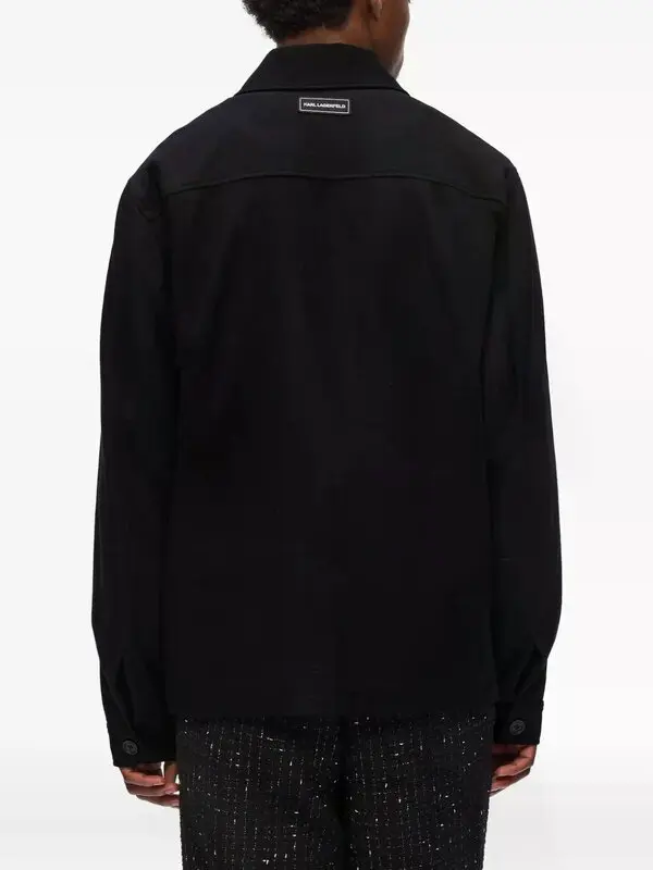 Karl Lagerfeld Zip-pocket Shirt Jacket