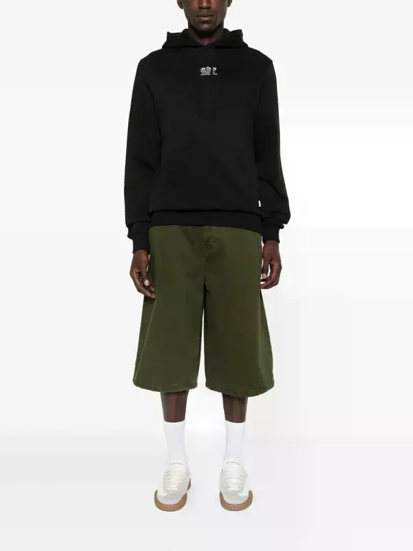 LES DEUX Established Logo Hoodie - Black