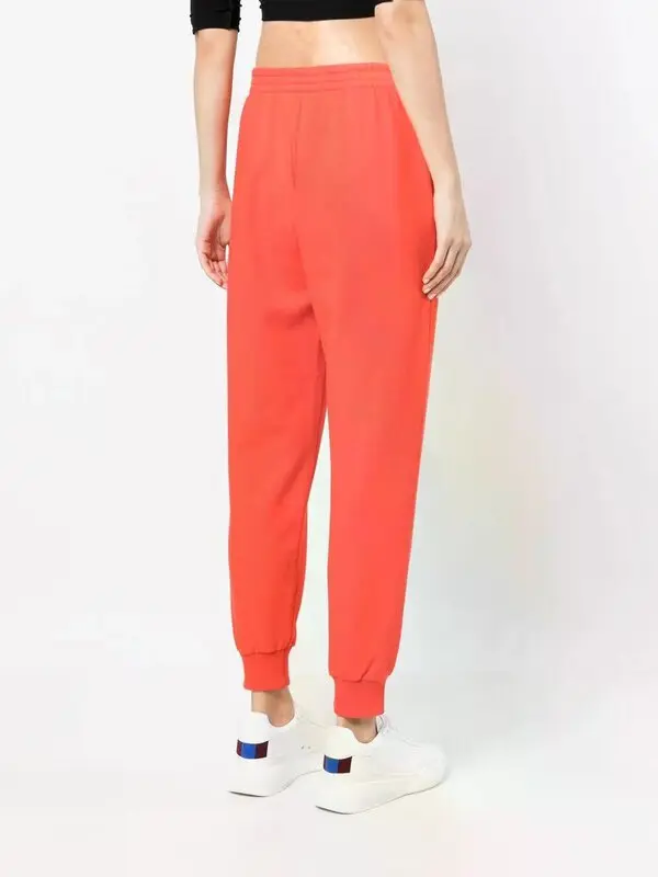Stella McCartney Graphic Print Tape Track Pants - Red