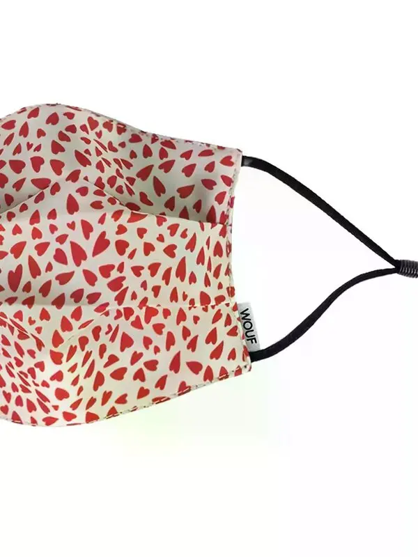 WOOUF Hearts Print Face Mask