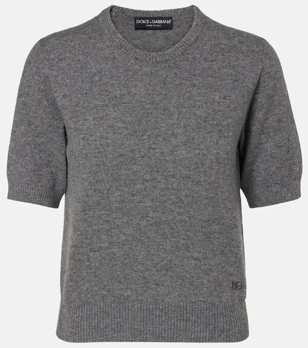 Dolce & Gabbana Cashmere Crewneck Sweater - Grey