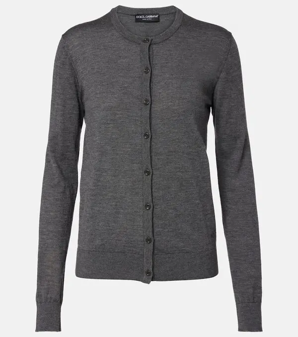 Dolce & Gabbana Cashmere Cardigan - Grey