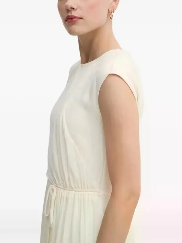 Dkny Cap-sleeve Cinched A-line Dress