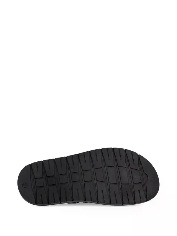 SUMMERY COPENHAGEN Leopard-print Slip-on Sandals