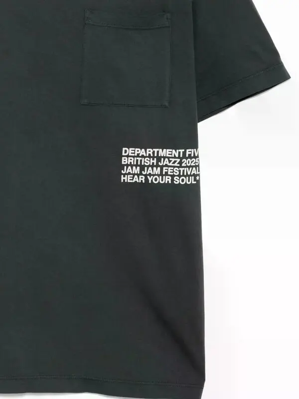DEPARTMENT 5 Slogan-print Cotton T-shirt