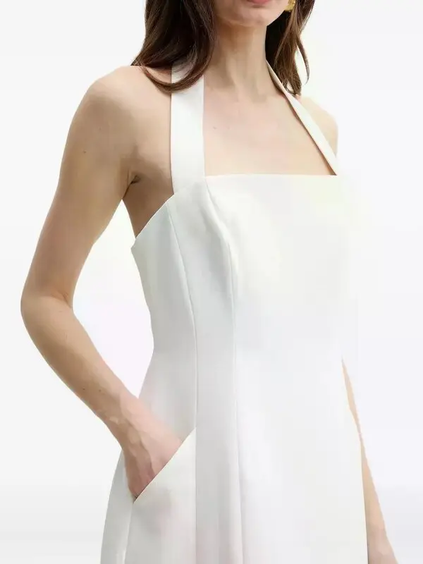 Bardot Halter-neck Pocket Dress