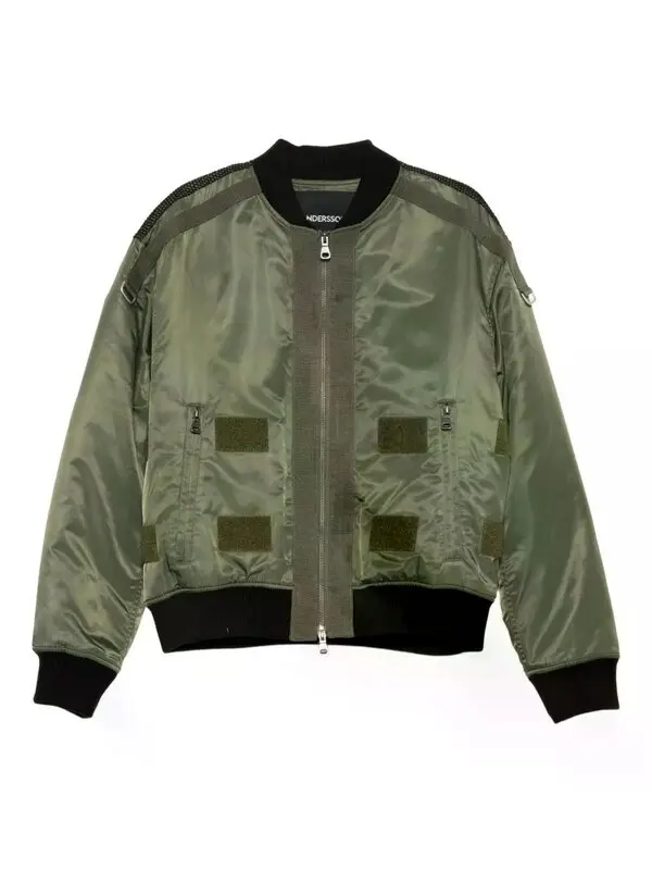Andersson Bell Layered Washed Bomber Jacket