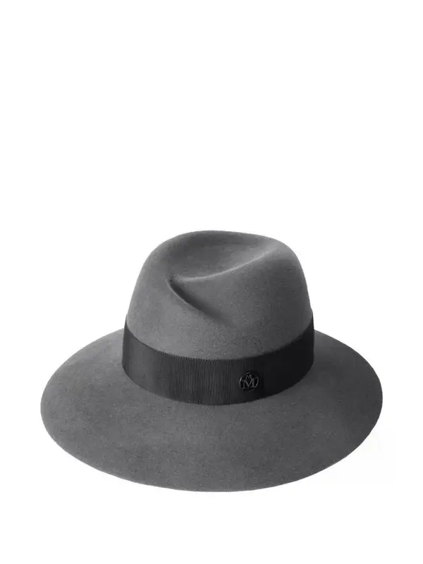 MAISON MICHEL Logo Plaque Fedora