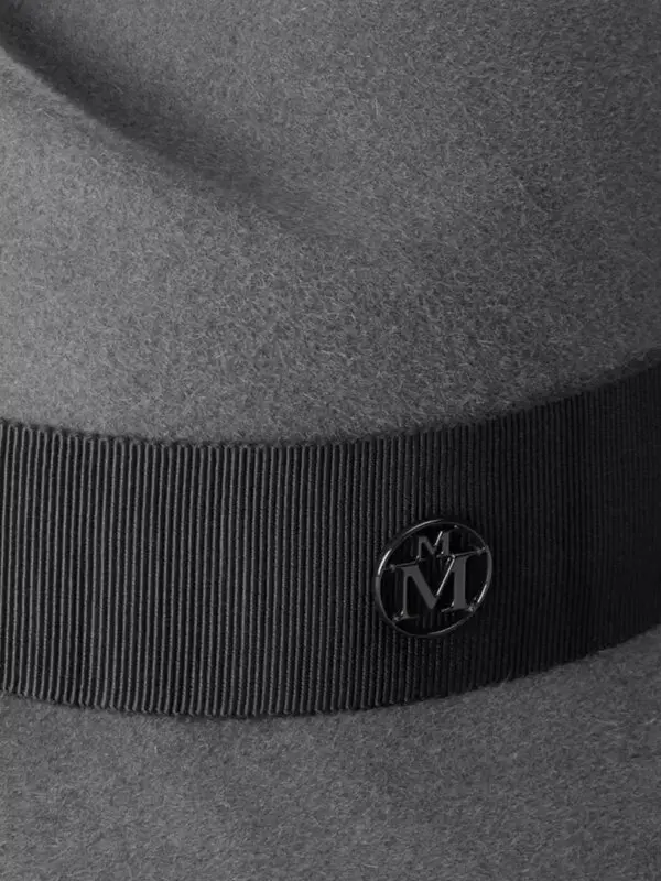 MAISON MICHEL Logo Plaque Fedora