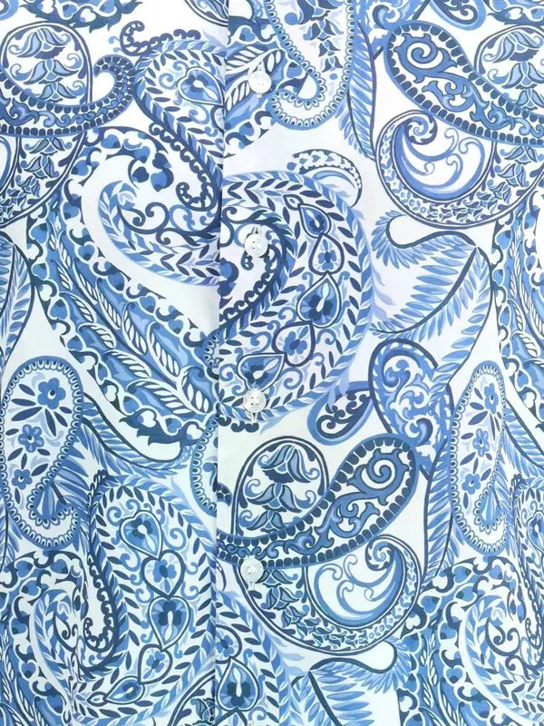 Etro Paisley-print Shirt - Blue