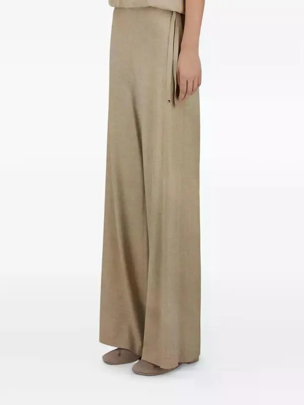 Herno Light Beige Straight-leg Trousers