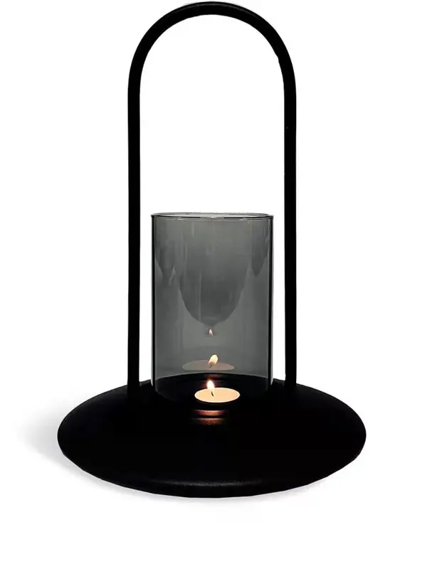 XLBoom Medium Blaze Aluminium Lantern - Grey