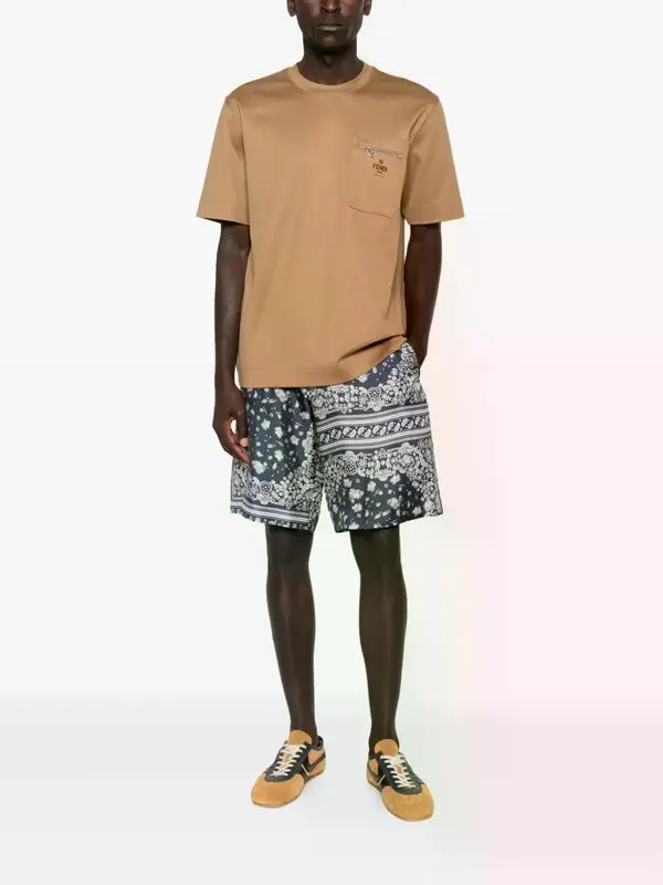 Fendi Zip-pocket T-shirt