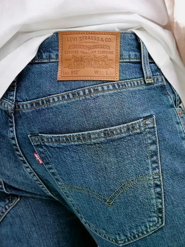LEVI'S 512 Five-pocket Cotton Jeans