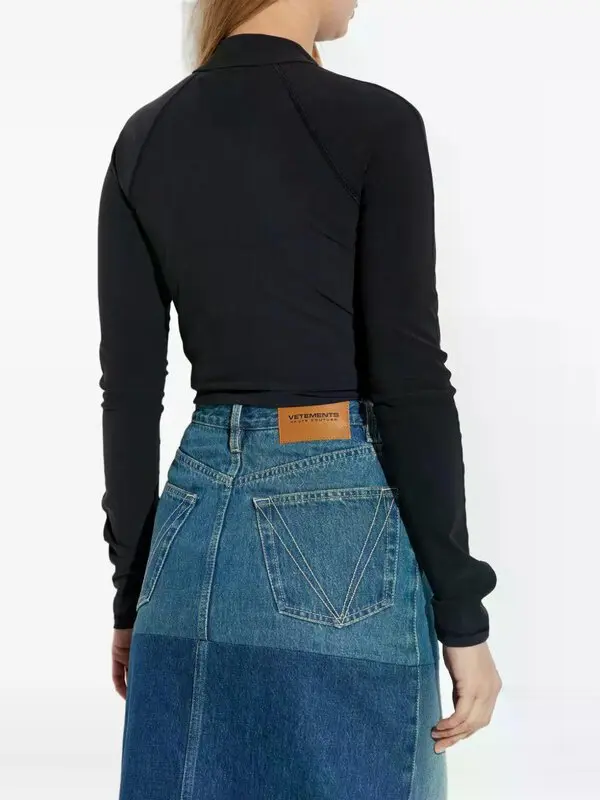 Coperni Zip-neck Long-sleeve Bodysuit