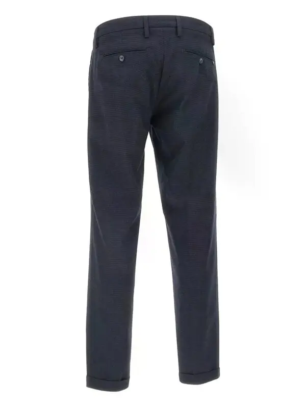 RE-HASH Textured Cuffed Trousers