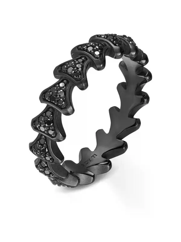 David Yurman Titanium Armory® Ring With Diamonds
