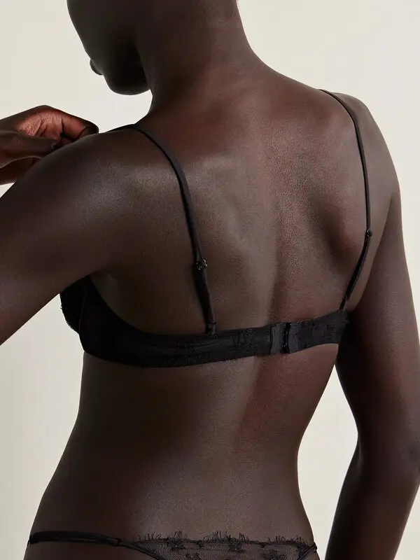 Kiki De Montparnasse Lace Underwired Soft-cup Balconette Bra