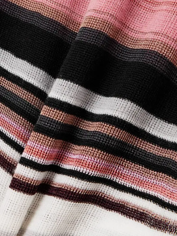 Missoni Striped Knitted Turtleneck Sweater