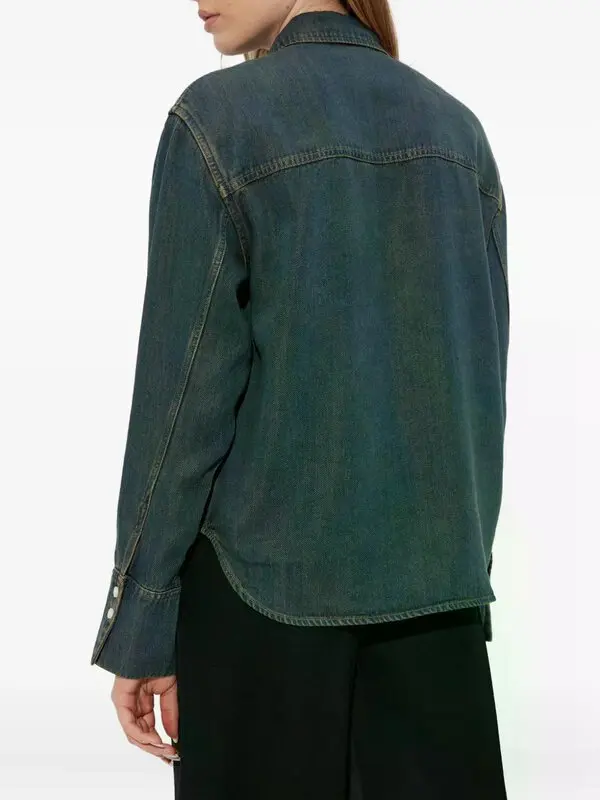 SAMSOE SAMSOE Denim Button-up Shirt