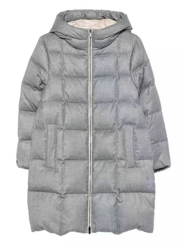 Peserico Quilted Hooded Coat