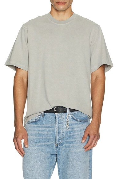 AGOLDE Asha Mock Neck Tee - Reflect