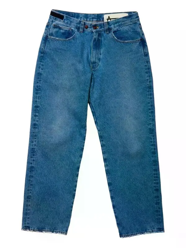 ADNYM Awi 211 Frayed-hem Loose-fit Jeans