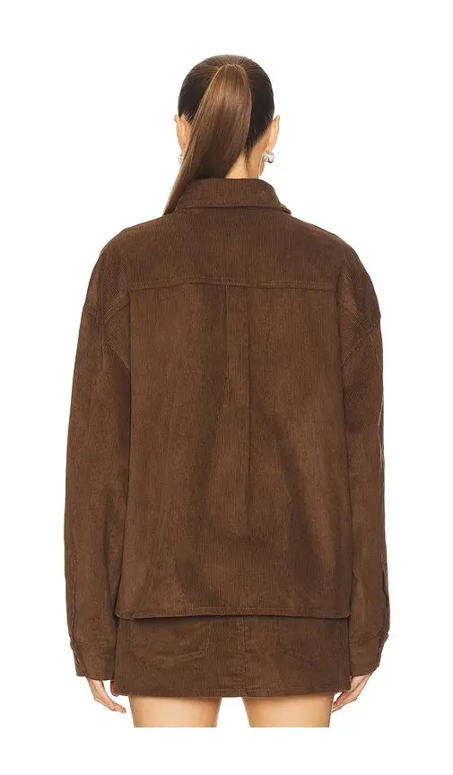 EB DENIM Daniele Corduroy Shirt Jacket - Brown