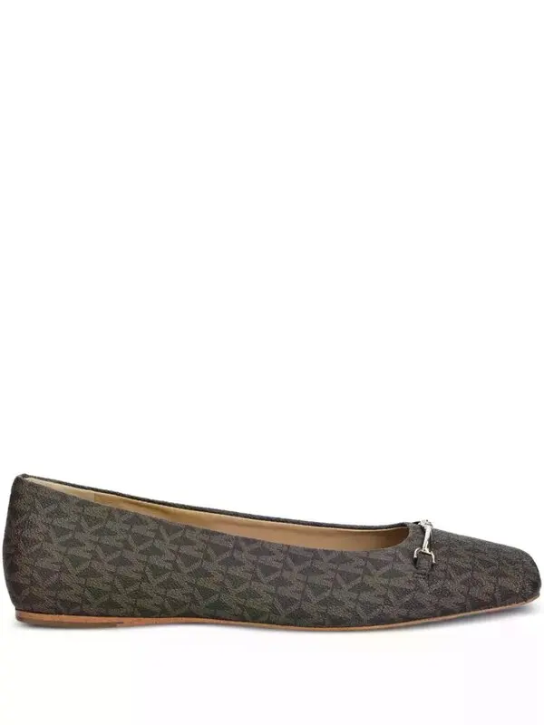 Michael Kors Lena Ballet Flats With Decorative Buckle