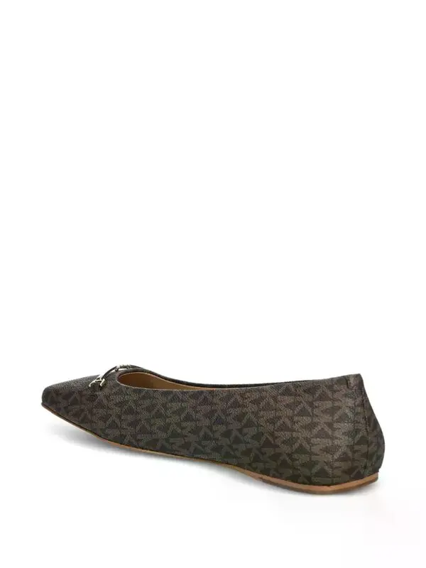 Michael Kors Lena Ballet Flats With Decorative Buckle
