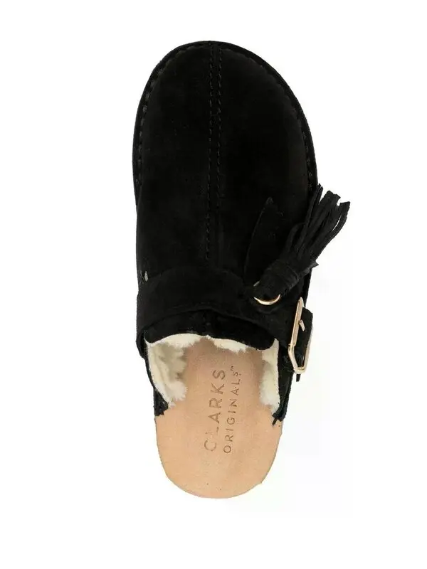 Clarks Trek Leather Mules
