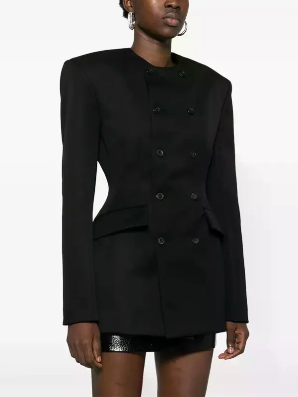 Wardrobe.NYC Twill Blazer Dress - Black