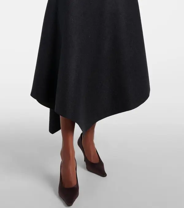 Victoria Beckham Asymmetric Midi Dress